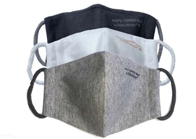 enVy COPPER infused Triple Layered Germ Killing Face Masks – The Summit ...